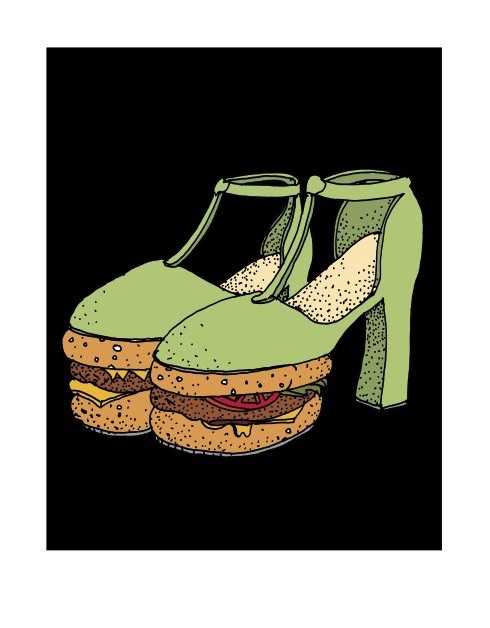 Burger Heels11” x 14”